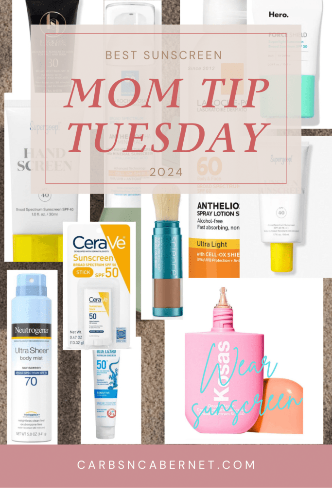 Best Sunscreen for the Family Spring/Summer 2024 - Carbs and Cabernet